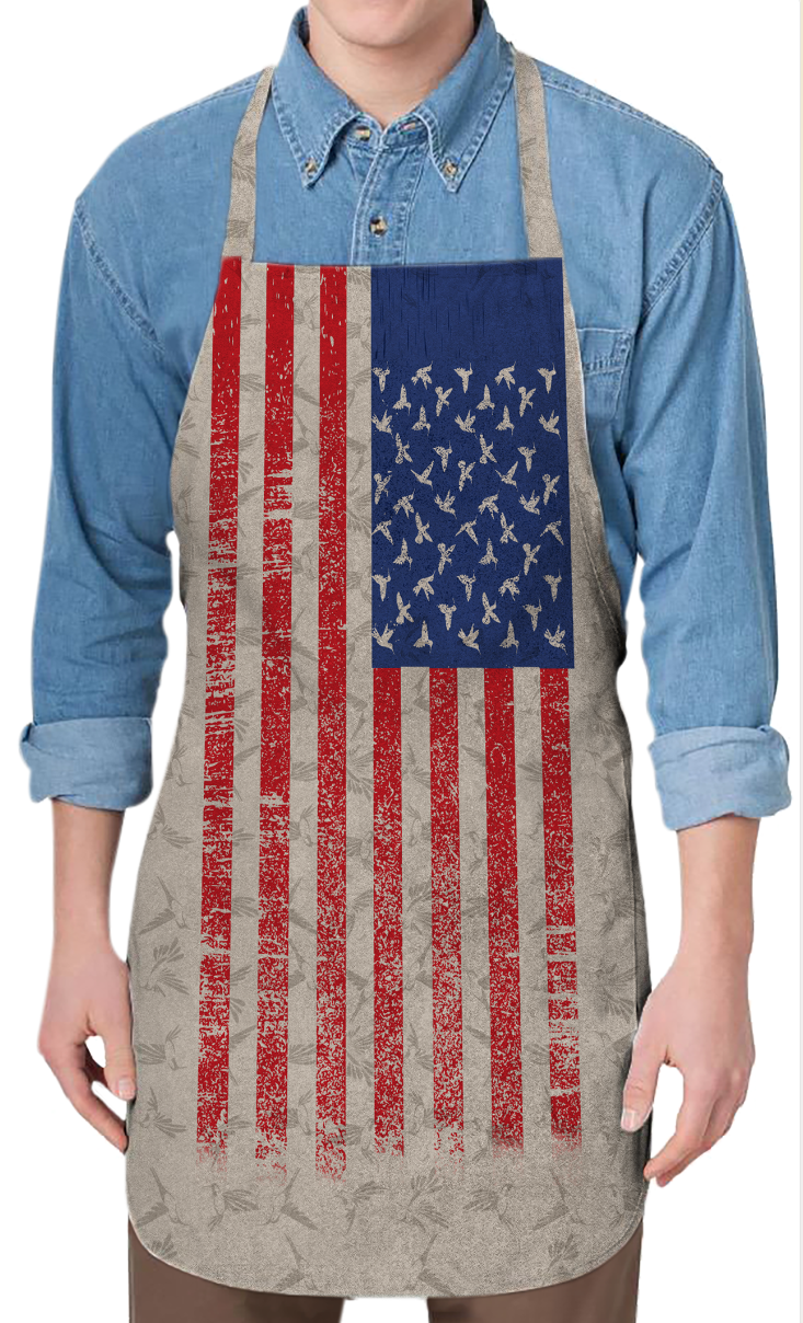 American Flag – Apron – Hummingbirds of the USA